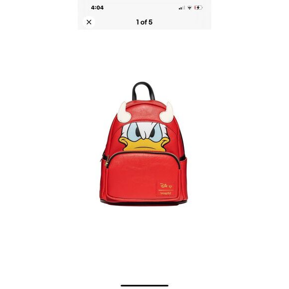 Loungefly | Accessories | Loungefly Donald Duck Devil Donald Cosplay ...